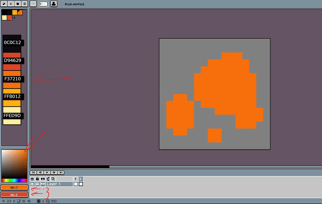 Opaque Colors configuration in AseSprite - Ask - GameDev.tv
