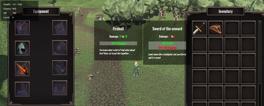 Here is my inventory system - Show - GameDev.tv