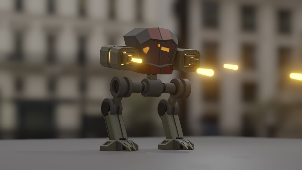 Urban Mech showcase render - Show - GameDev.tv