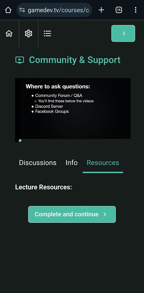 Links to resources? - Ask - GameDev.tv