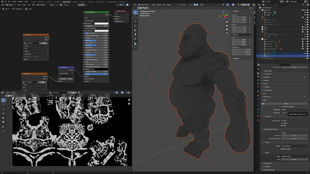 Ogre Baking Cavity and Extrusion value - Ask - GameDev.tv
