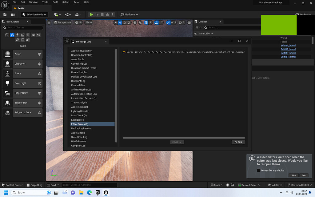 Error message while following the tutorial series - Ask - GameDev.tv