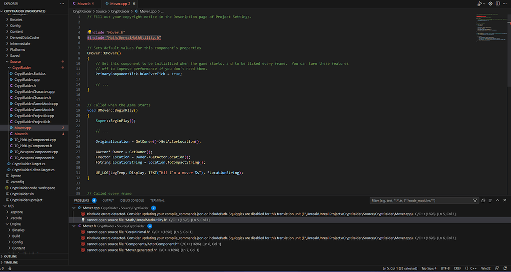 Vs Code Failing To Locate Ue5 Source Header Files Ask Gamedevtv