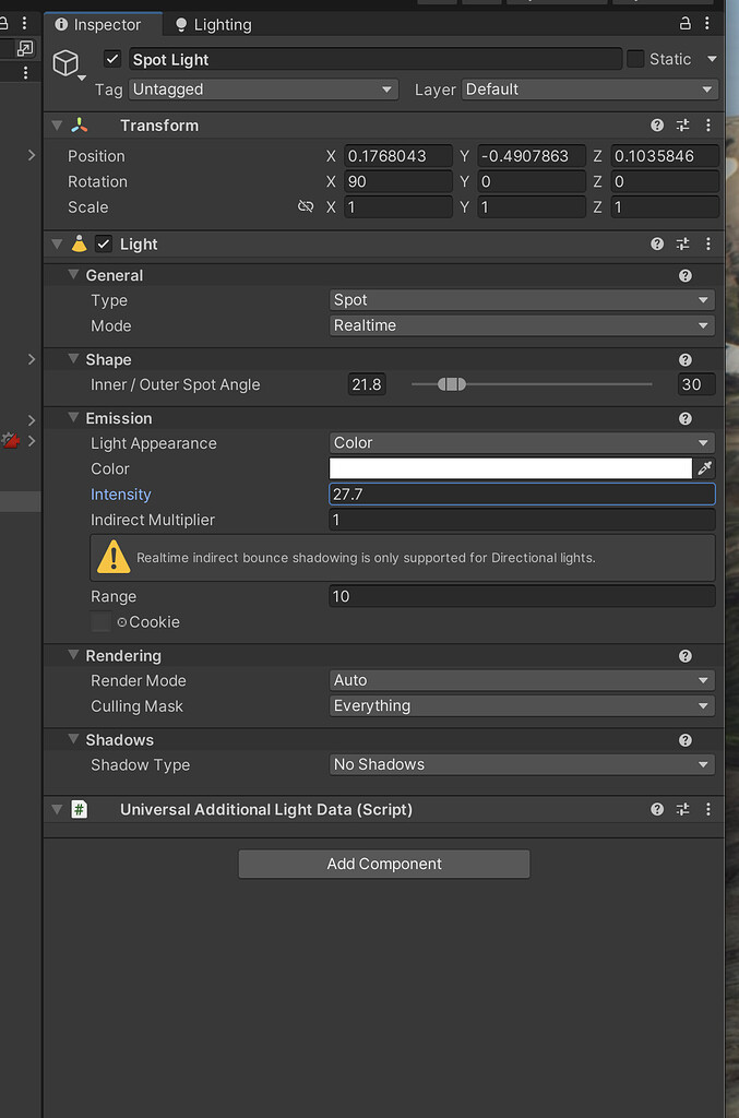 Directional Light not working - Ask - GameDev.tv