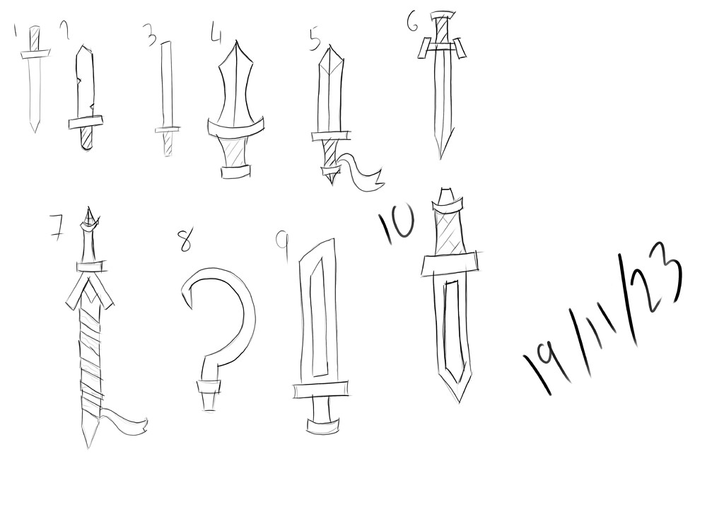 2d sword drawing practice - Show - GameDev.tv