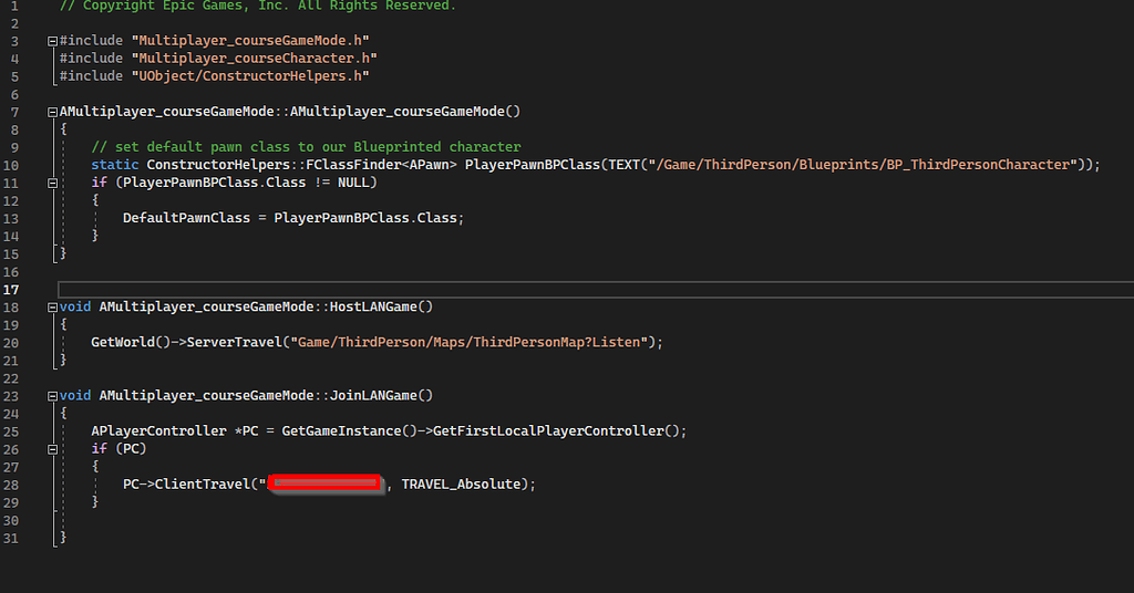 Connecting via LAN doesn't do anything - Ask - GameDev.tv