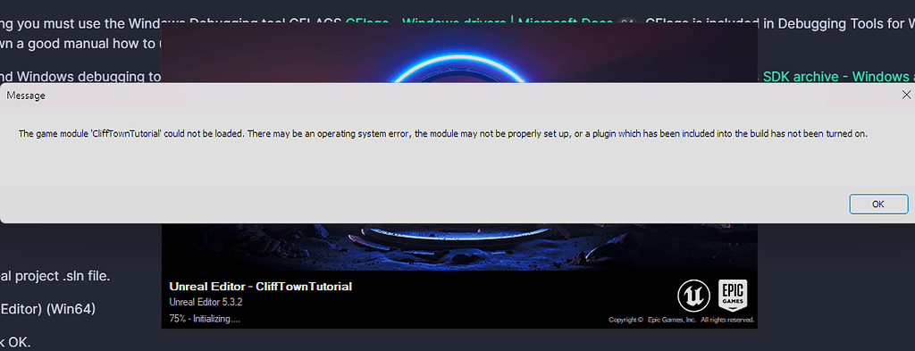 Can't open ue5 project - Ask - GameDev.tv