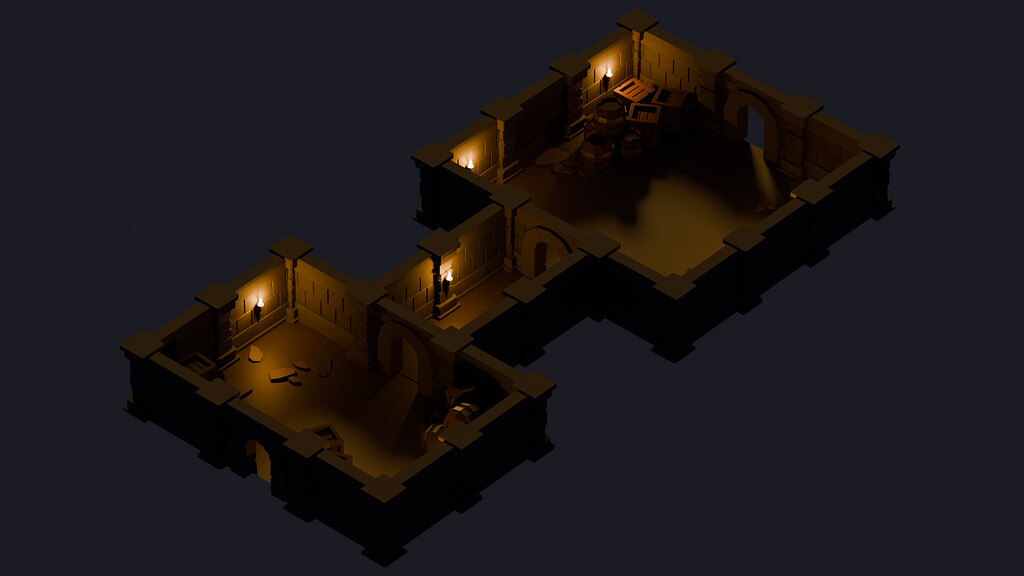 My lazy but kinda comfy dungeon - Show - GameDev.tv