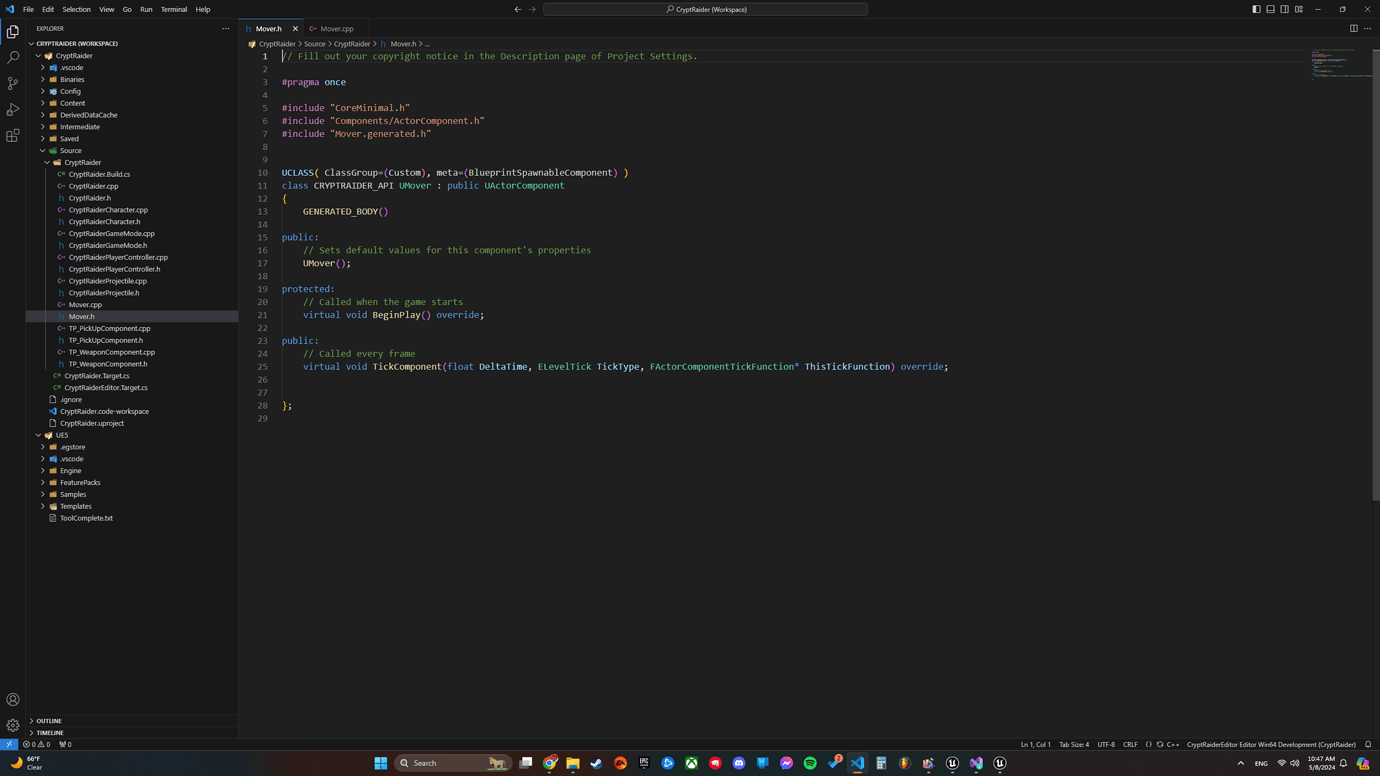 Unreal Engine 5.4 - Error when Live Compiling - Ask - GameDev.tv