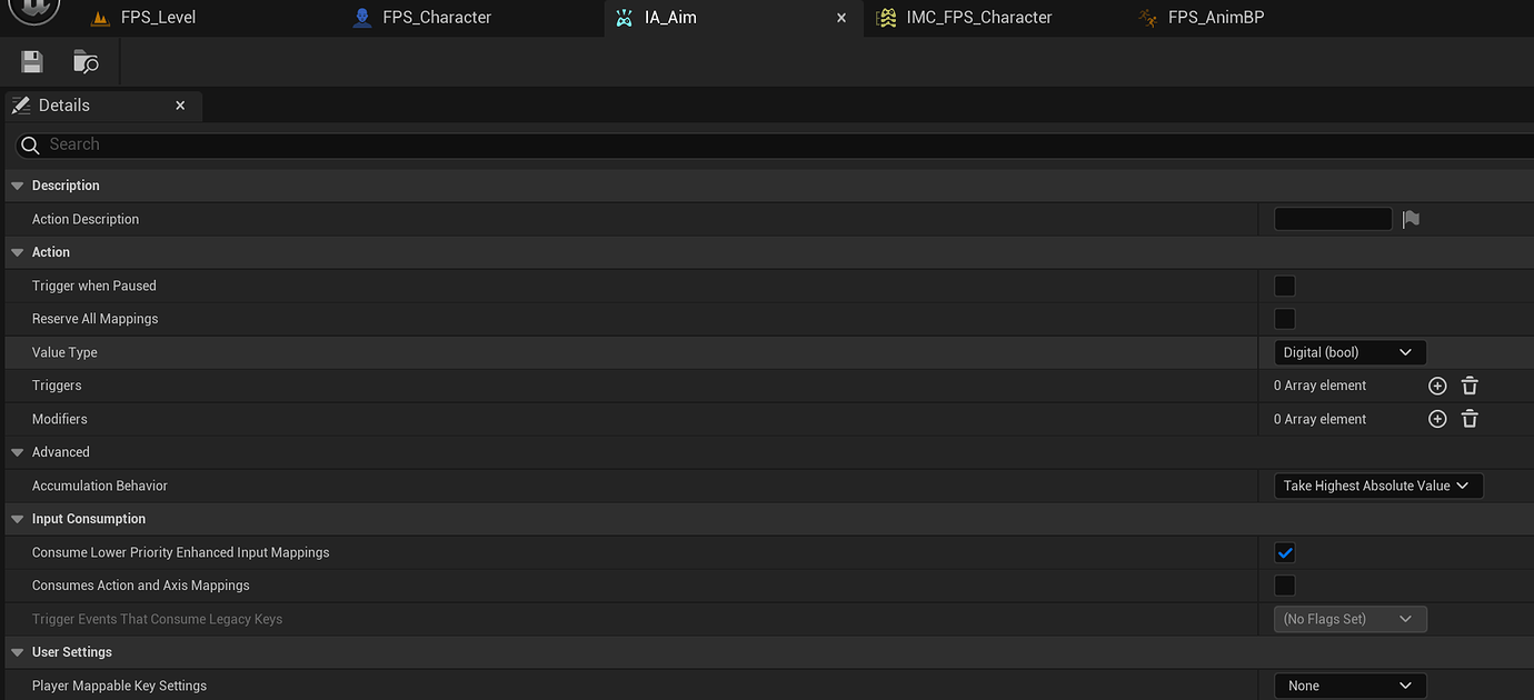 UE5 Blueprint FPS : Aiming using Enhanced Input Mapping - Ask - GameDev.tv