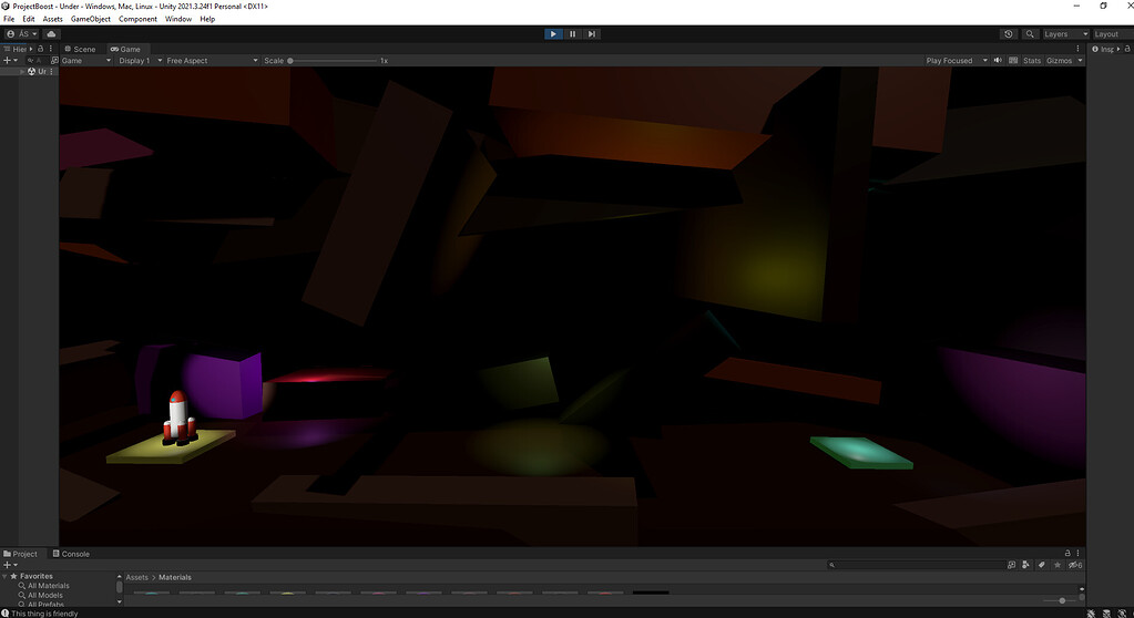 My first illuminated level - Show - GameDev.tv