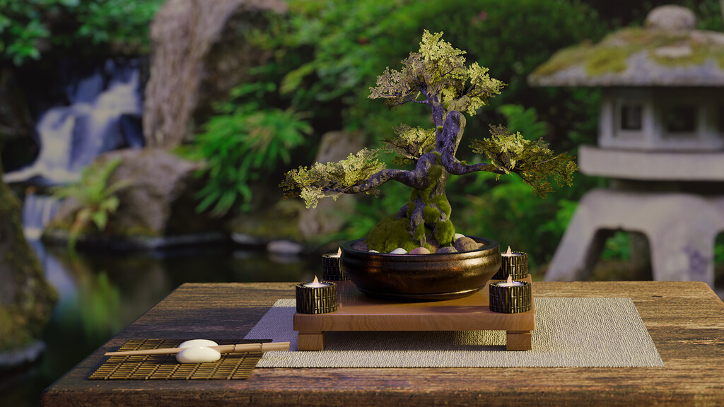 Bonsai scene - Show - GameDev.tv