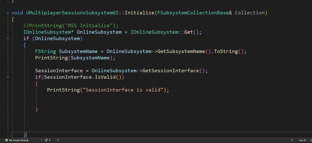 Unreal c++ Co-Op Game SubsystemName Null on Launch - Ask - GameDev.tv
