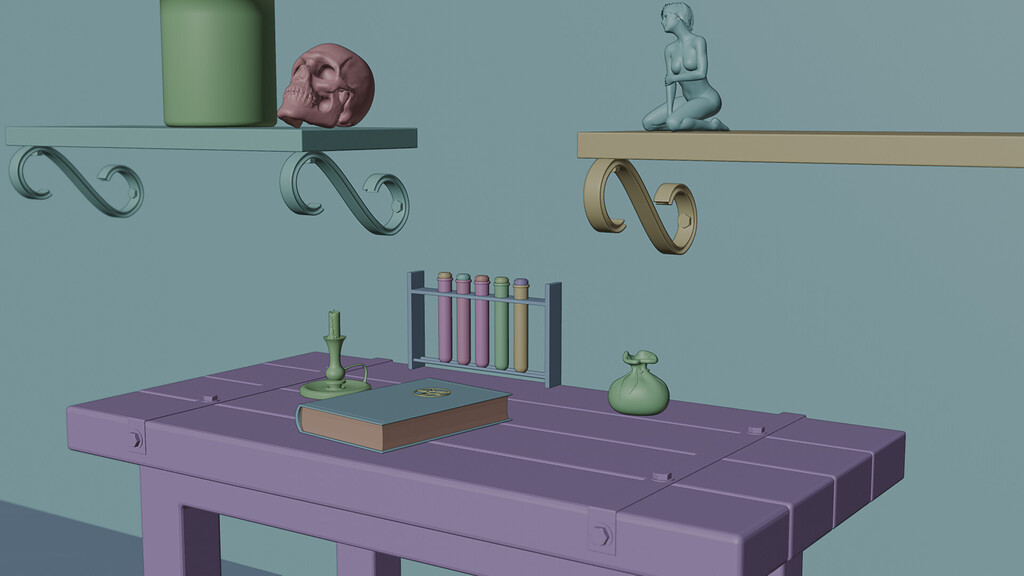 Warlocks Room - WIP - Show - GameDev.tv