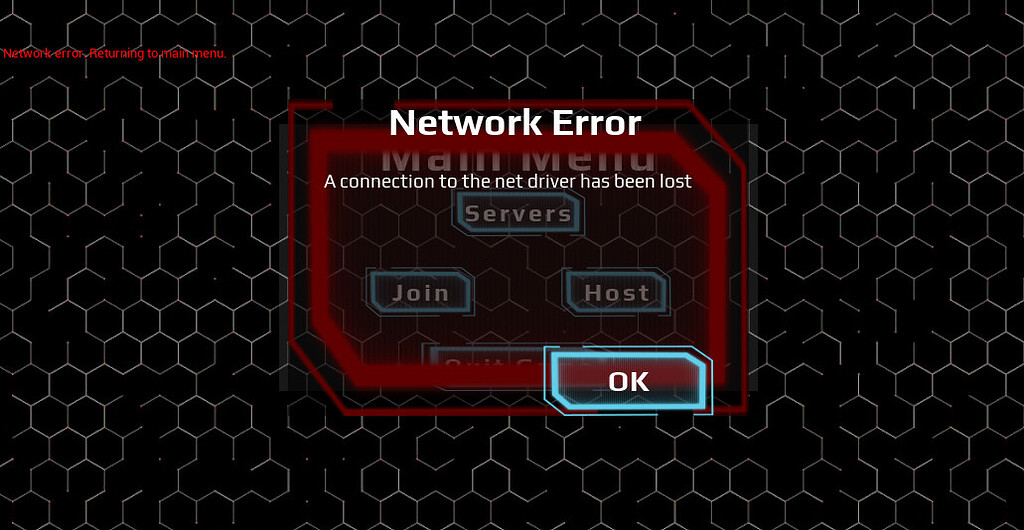 Adding a message display on network errors - Show - GameDev.tv