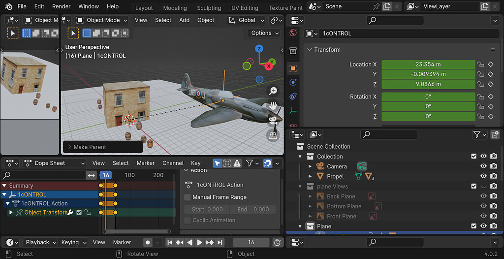 Propeller flew to Centre ...? - Ask - GameDev.tv