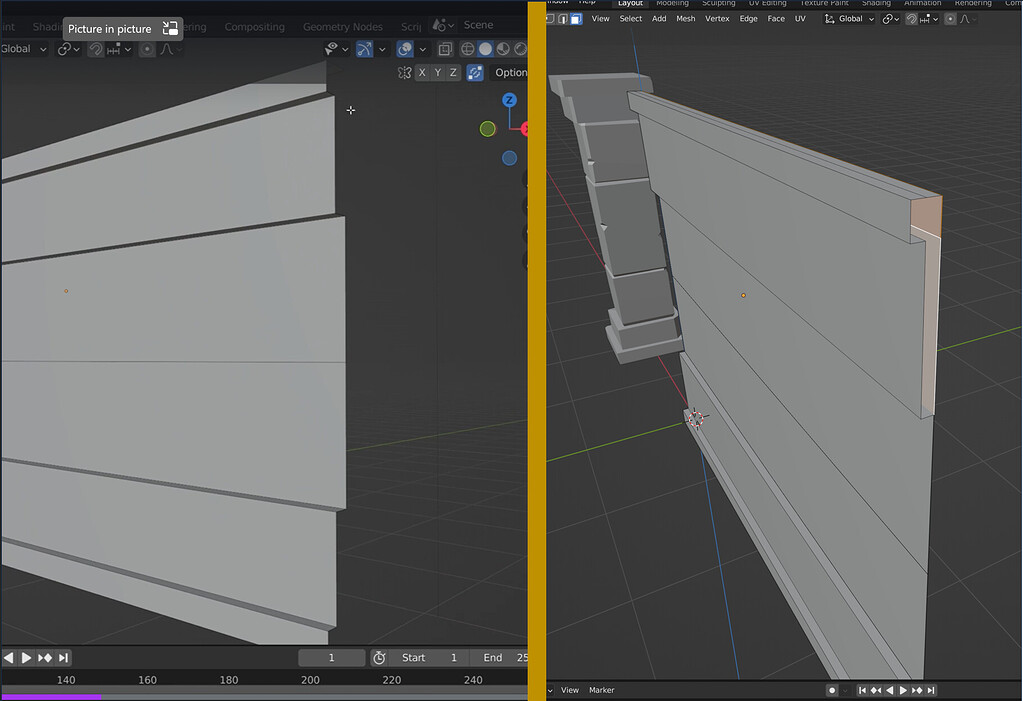 Lecture 29 - Making walls - Deleting faces - back faces and edges not deleted - Ask - GameDev.tv