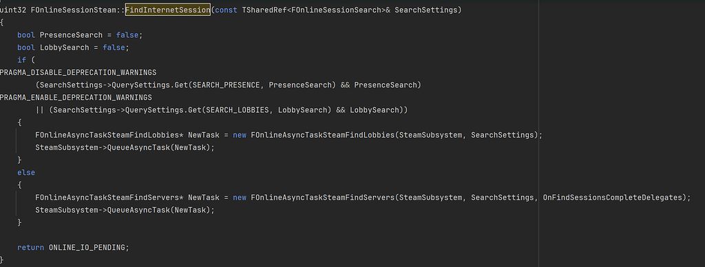 I don't know SEARCH_PRESENCE Error - Talk - GameDev.tv