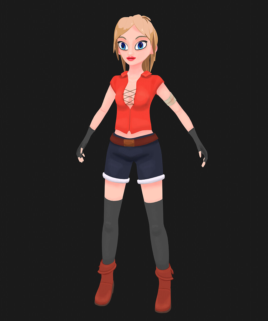 Texturing end of part 4 progress - Show - GameDev.tv