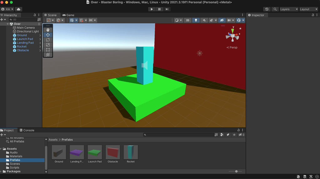 Blaster Boring - Rocket Redesign - Show - GameDev.tv