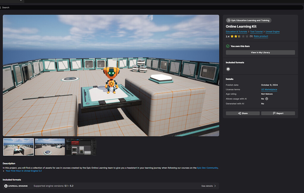 Problems using the OnlineLearningKit - Ask - GameDev.tv