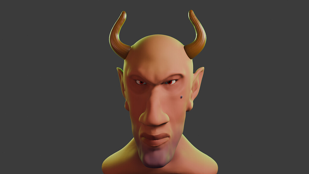 Worried or angry devil - Show - GameDev.tv