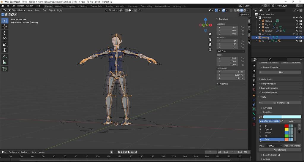 Color set is not applied in generate rig - Ask - GameDev.tv
