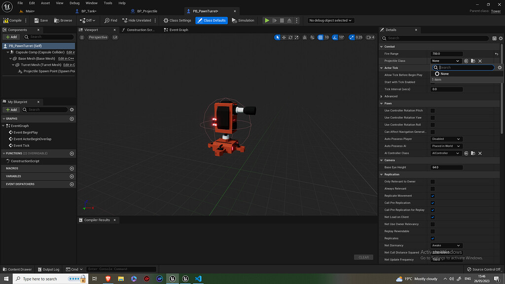 Tower not allowing spawn - Ask - GameDev.tv