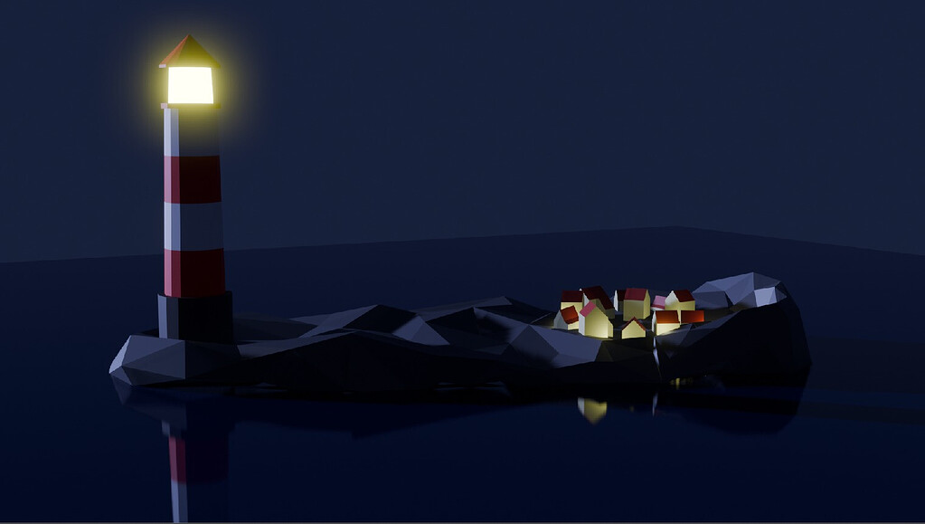 Lighthouse final render - Show - GameDev.tv