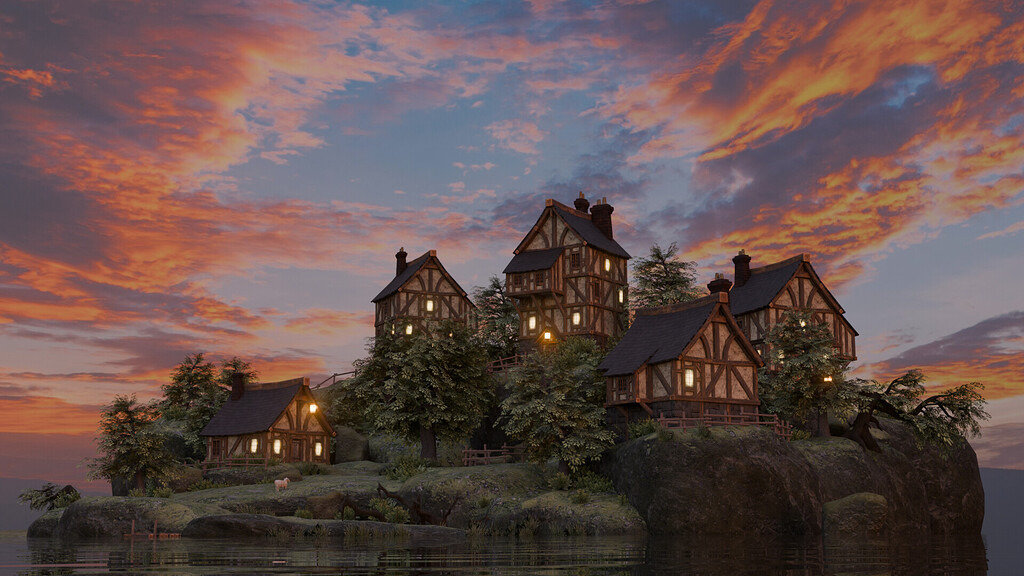 Blender Environment Course Render - Show - GameDev.tv