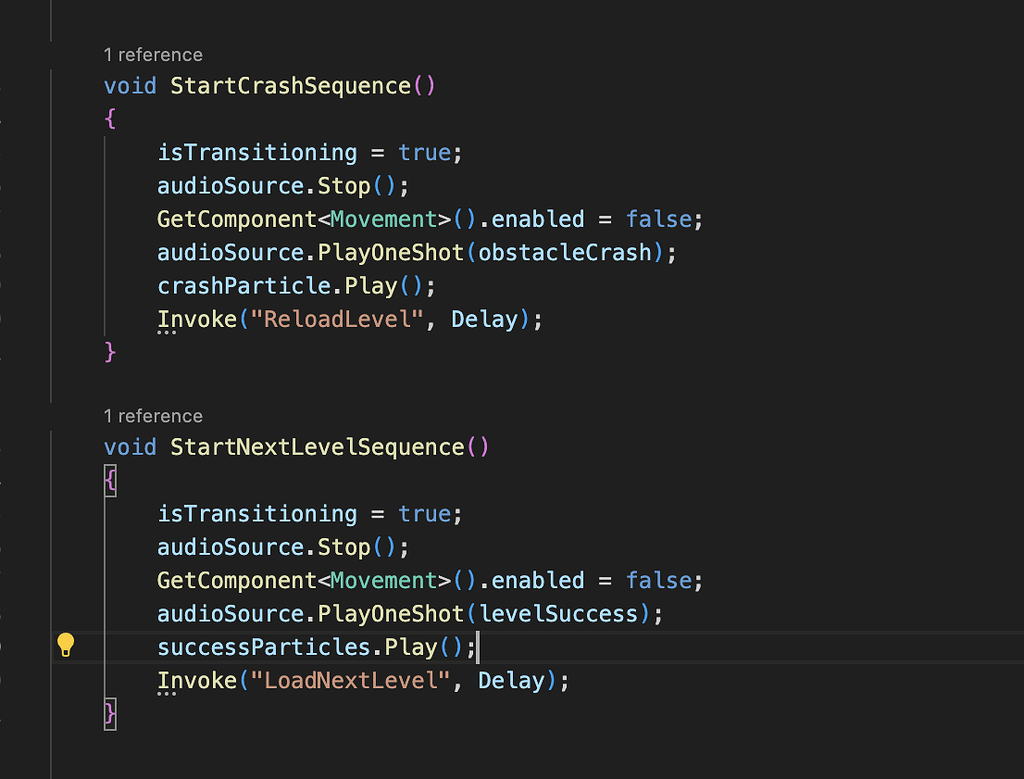 Getting an Null reference error (Project Boost) - Ask - GameDev.tv