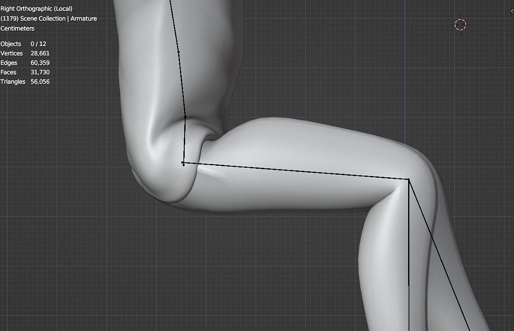 Pelvis bone deforming mesh improperly - Ask - GameDev.tv