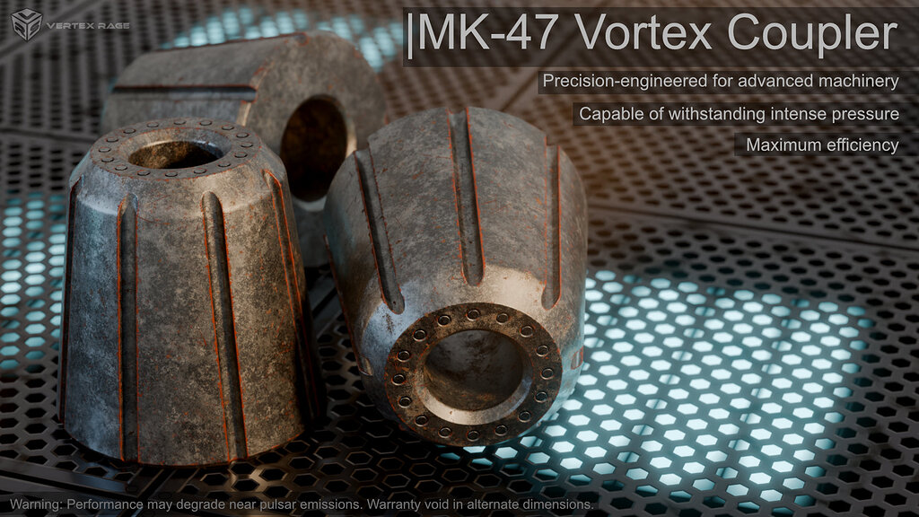 MK-47 Vortex Coupler - hard surface practice - Show - GameDev.tv