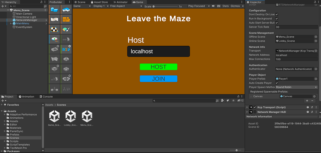 Multiplayer Lobby UI - Ask - GameDev.tv