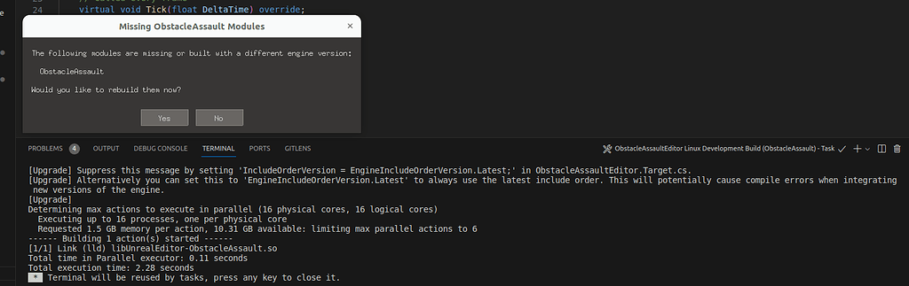 Missing Obstacleassault Modules Error On Linux Ask Gamedevtv