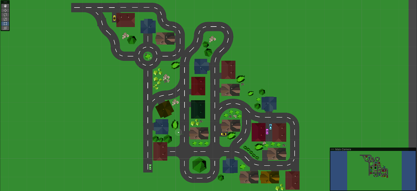 Here's my little improvised town for our delivery driver - Show ...