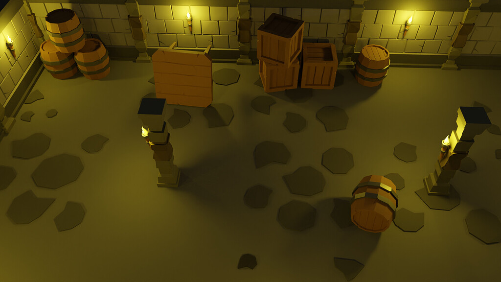 My modular dungeon result! - Show - GameDev.tv