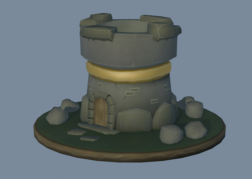 My finished tower (Eevee) - Show - GameDev.tv