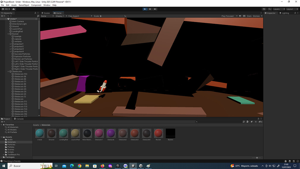 My first level with cubes! - Show - GameDev.tv