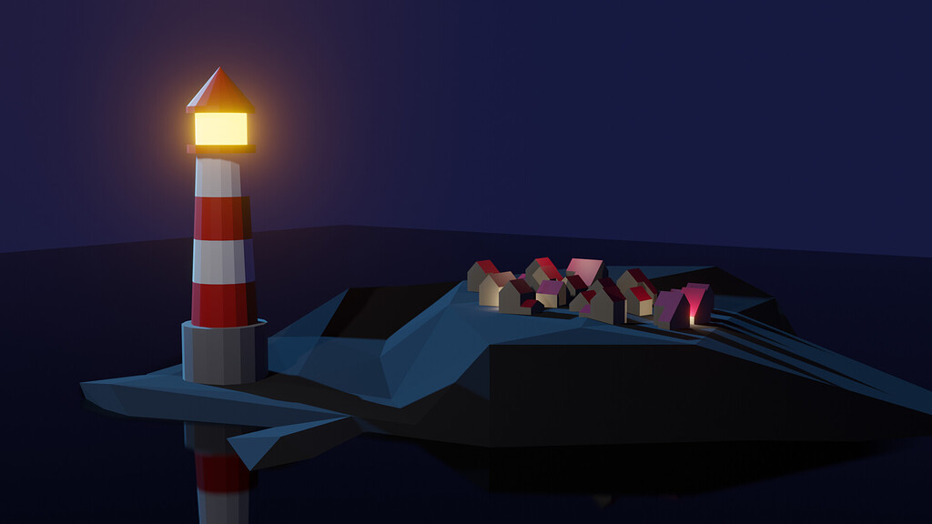 First little lighthouse - Show - GameDev.tv