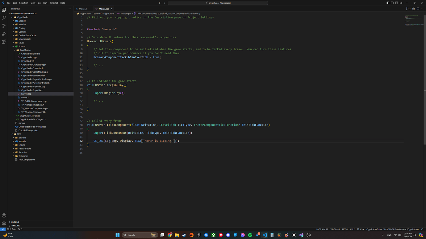 Unreal Engine 5.4 - Error when Live Compiling - Ask - GameDev.tv