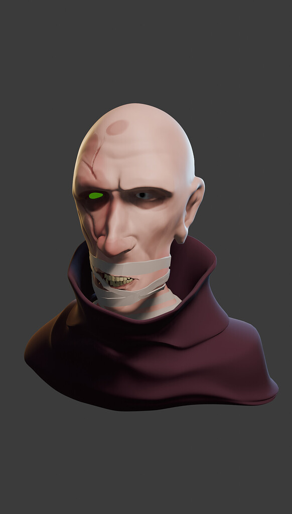 Sculpting Head, Singed from Arcane - Show - GameDev.tv