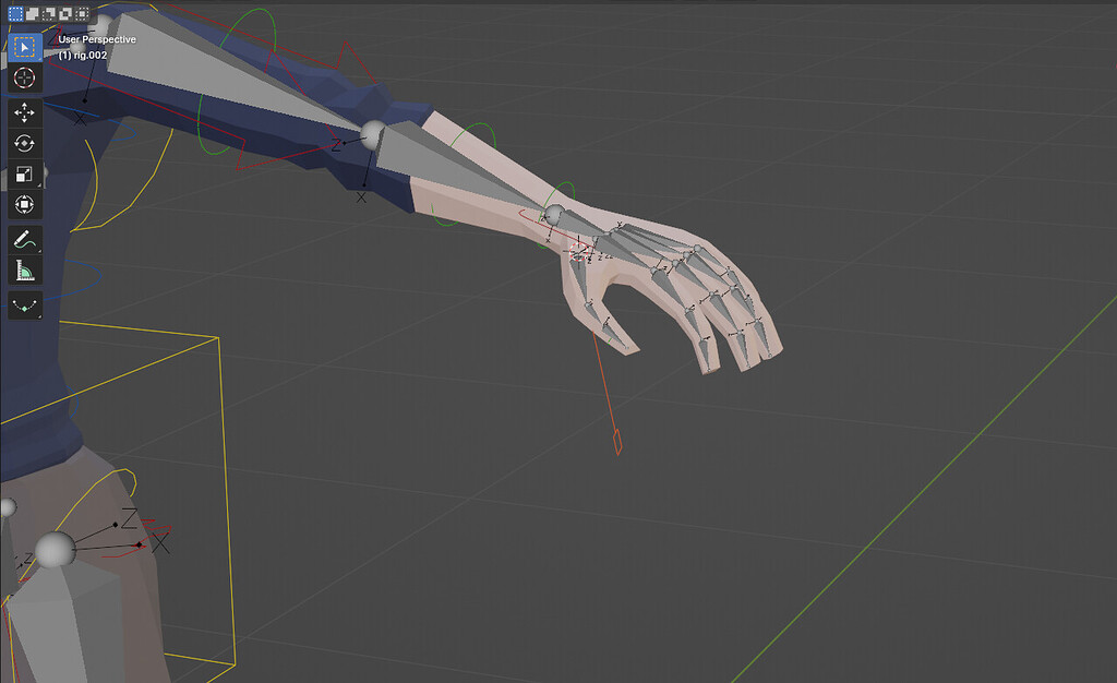 Missing fingers control with Rigify - Ask - GameDev.tv