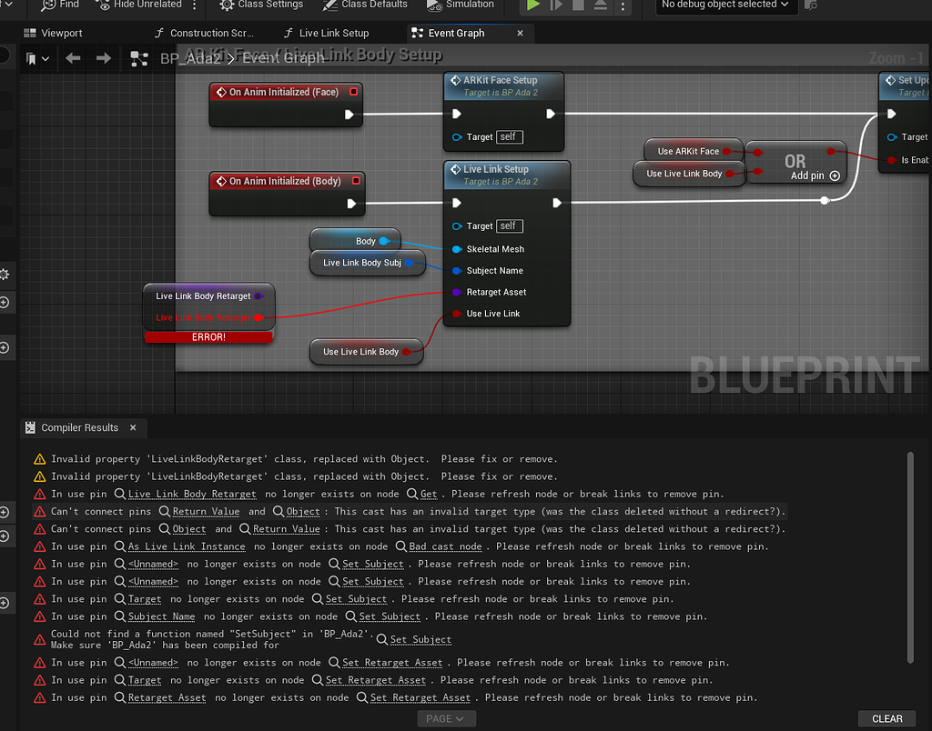 Errors when trying to us the metahuman - Ask - GameDev.tv