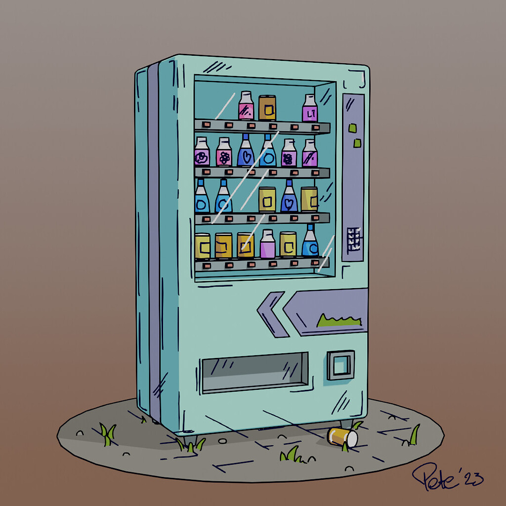 Grease Pencil - Vending machine - Show - GameDev.tv