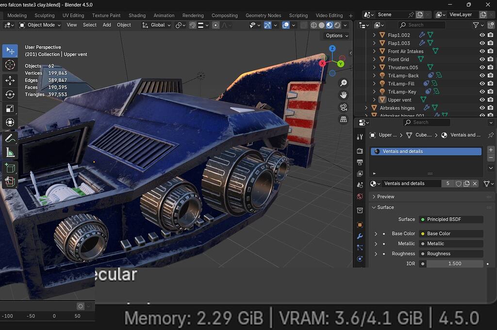 Blender is out of memory... I think. Any solution? - Ask - GameDev.tv