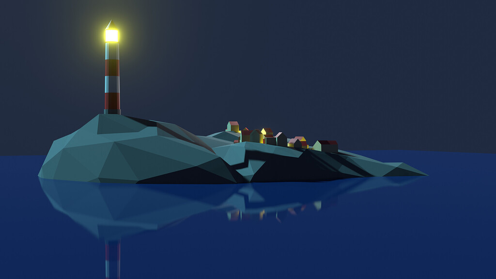 Lighthouse Final Render - Show - GameDev.tv