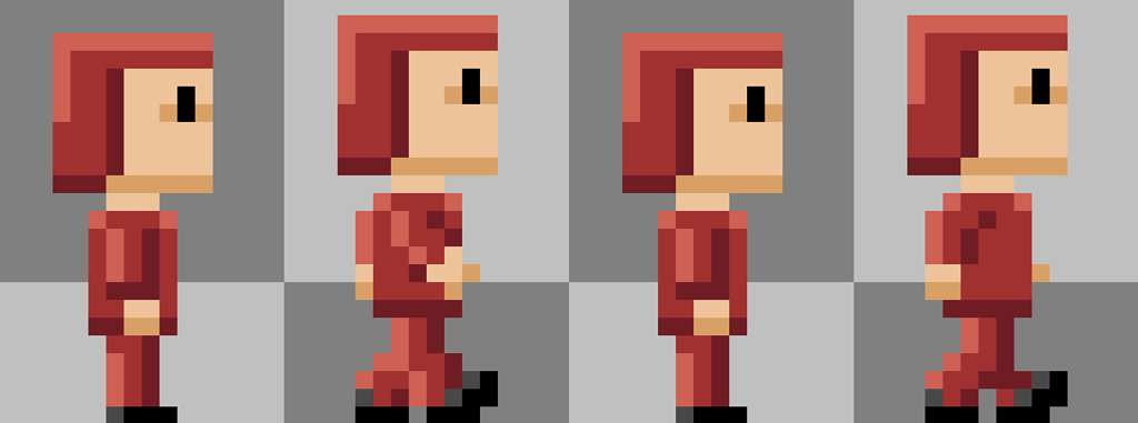 Here's the main character in a platformer I made recently - Show ...
