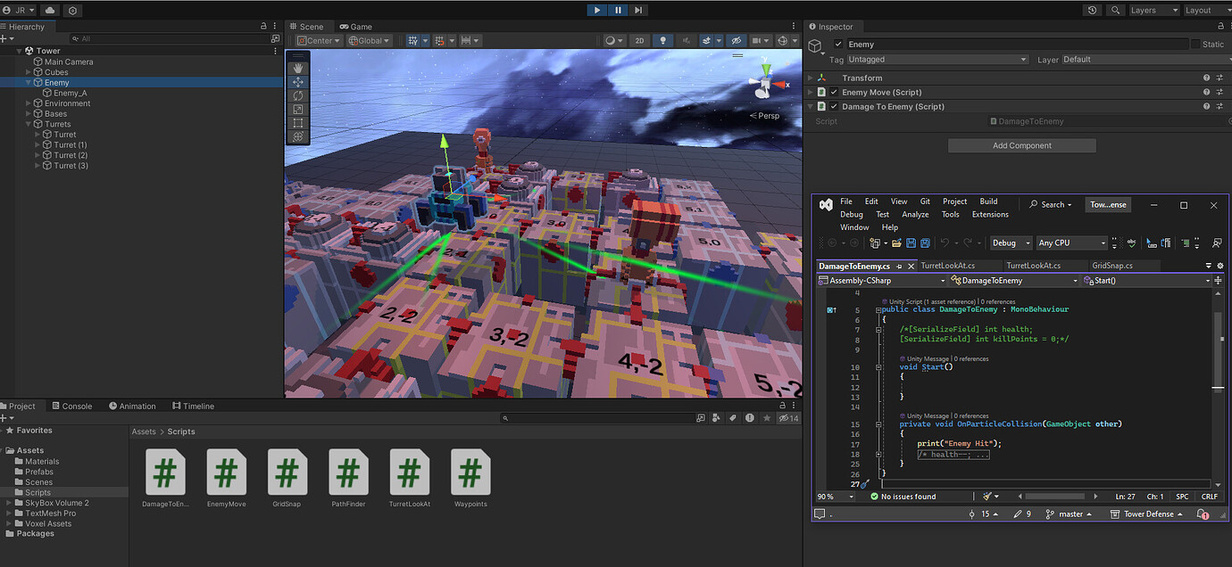 Not Detecting Particle Collisions - Ask - GameDev.tv