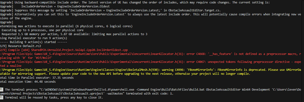 Can't build unreal projects - Ask - GameDev.tv